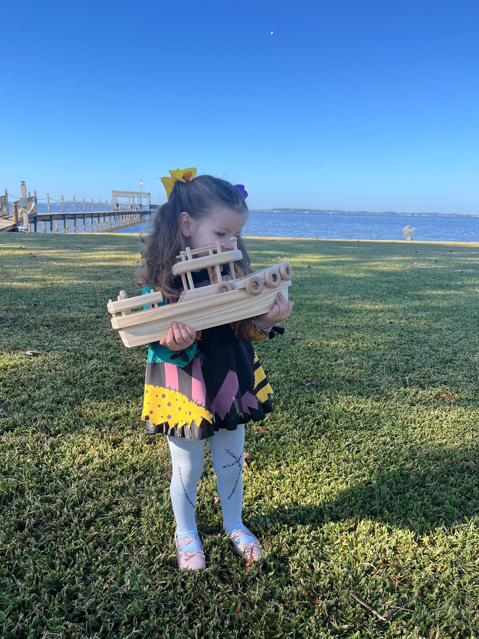 Handcrafted Wooden Tug Boat Toy - Ideal Gift for Kids - Classic Wood ...