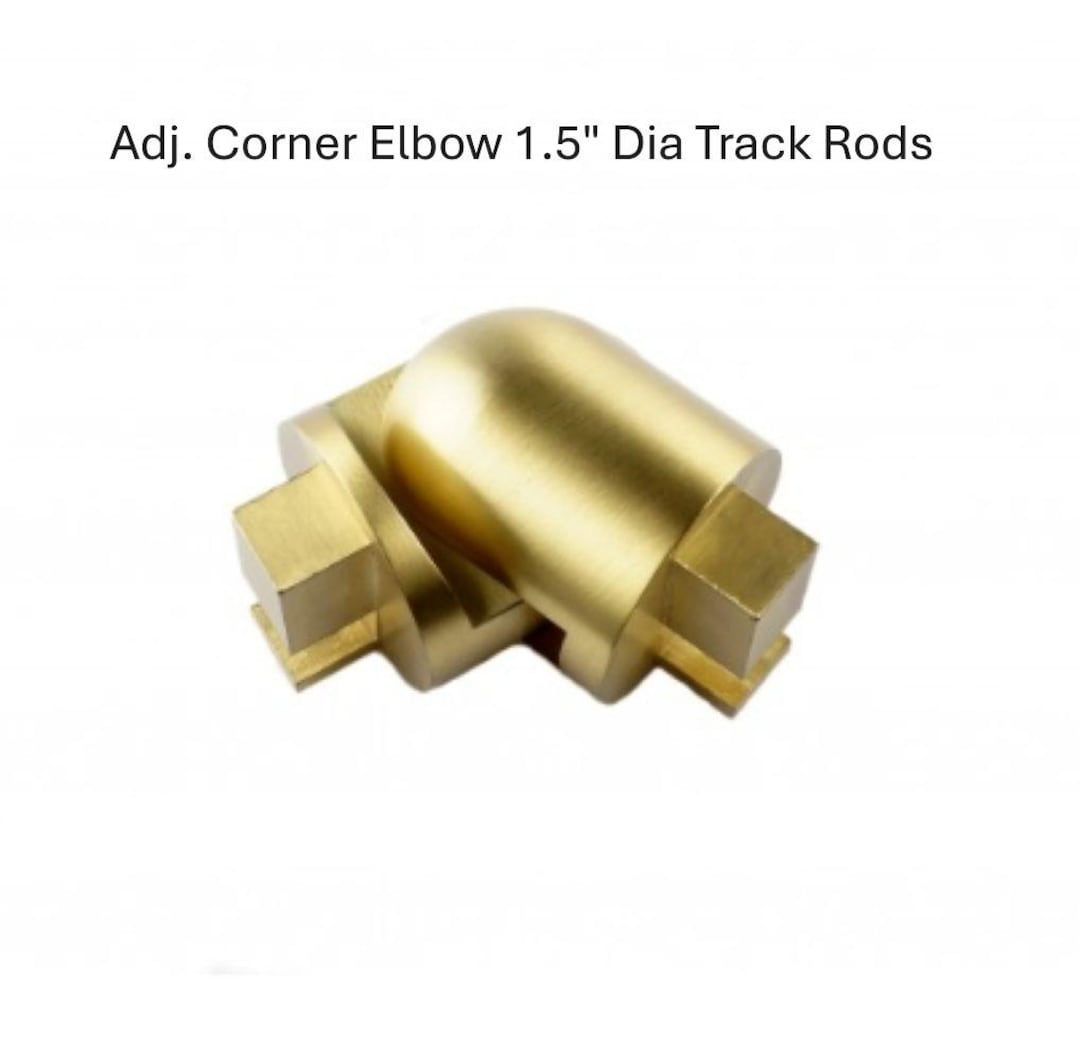 1.5" Track Adjustable Corner Elbow in Modern Finishes for 1.50" (1-1/2 ...