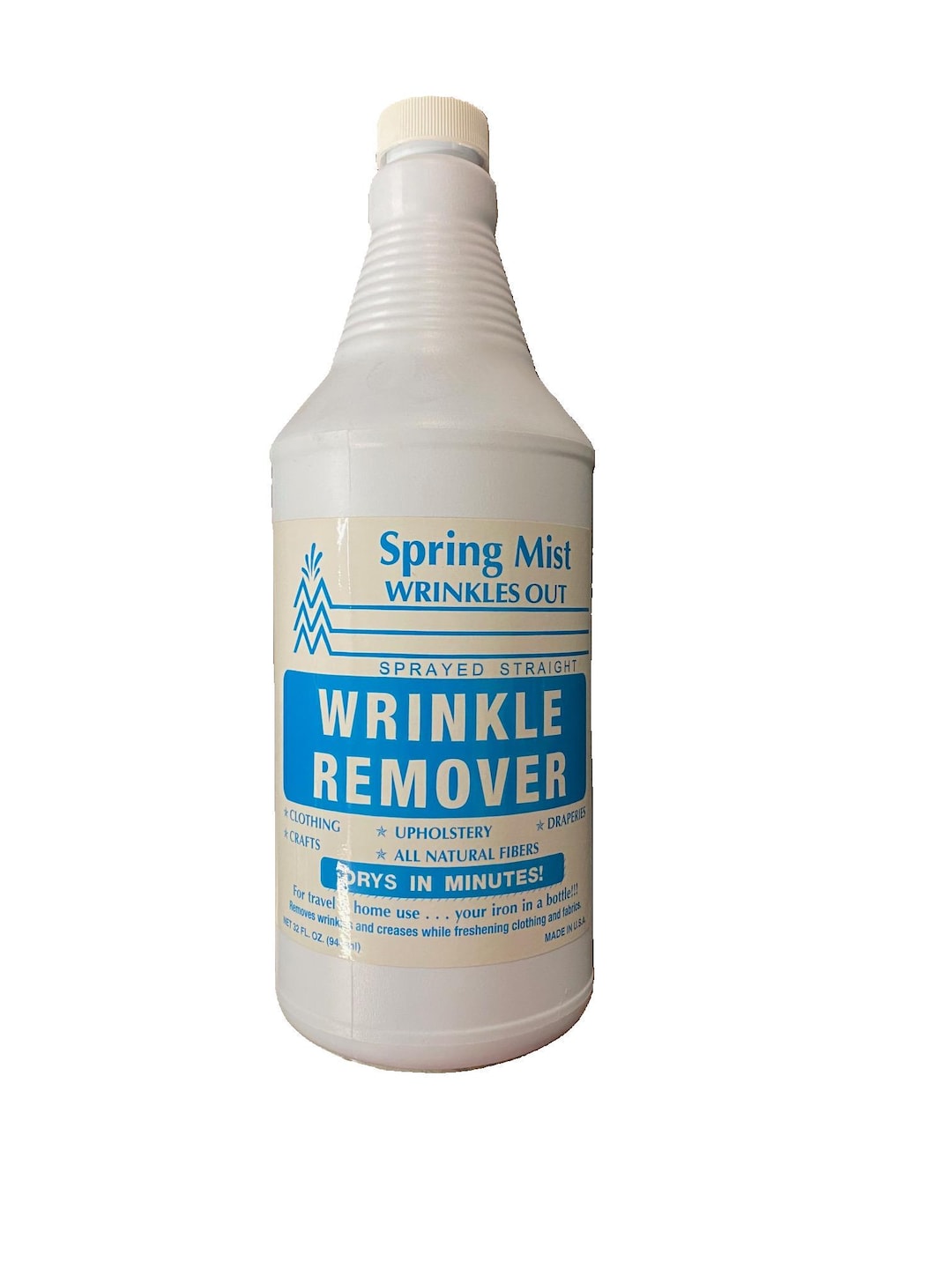 Spring Mist Wrinkles Out Wrinkle Remover 32fl Oz Bottle - Etsy