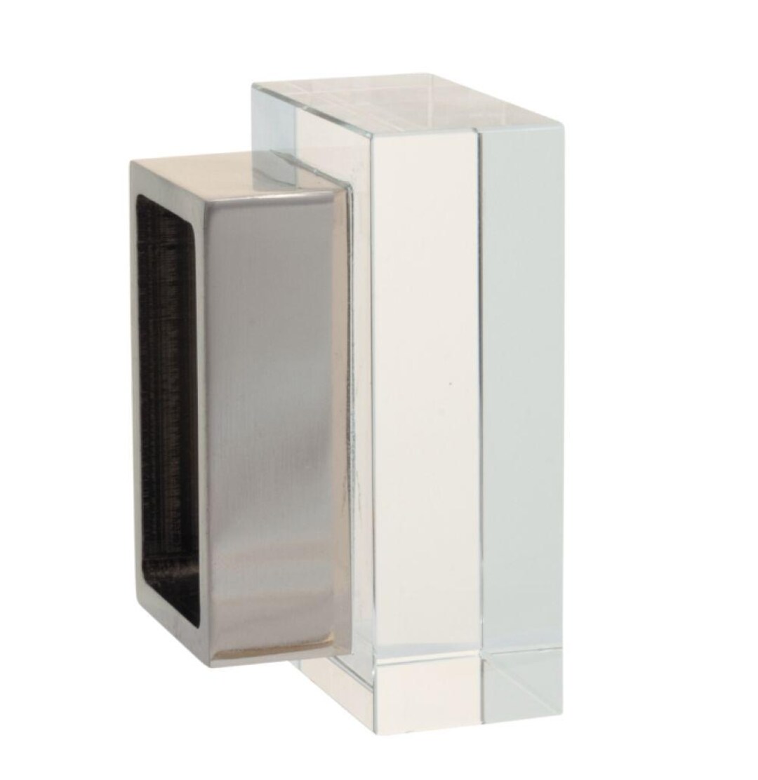 Rectangle Rod Collection Crystal End Cap Finial (see Other Listings ...