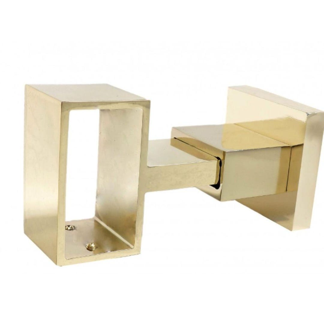 Rectangle Rod Loop Style Metal Bracket (see Other Listings for Round ...