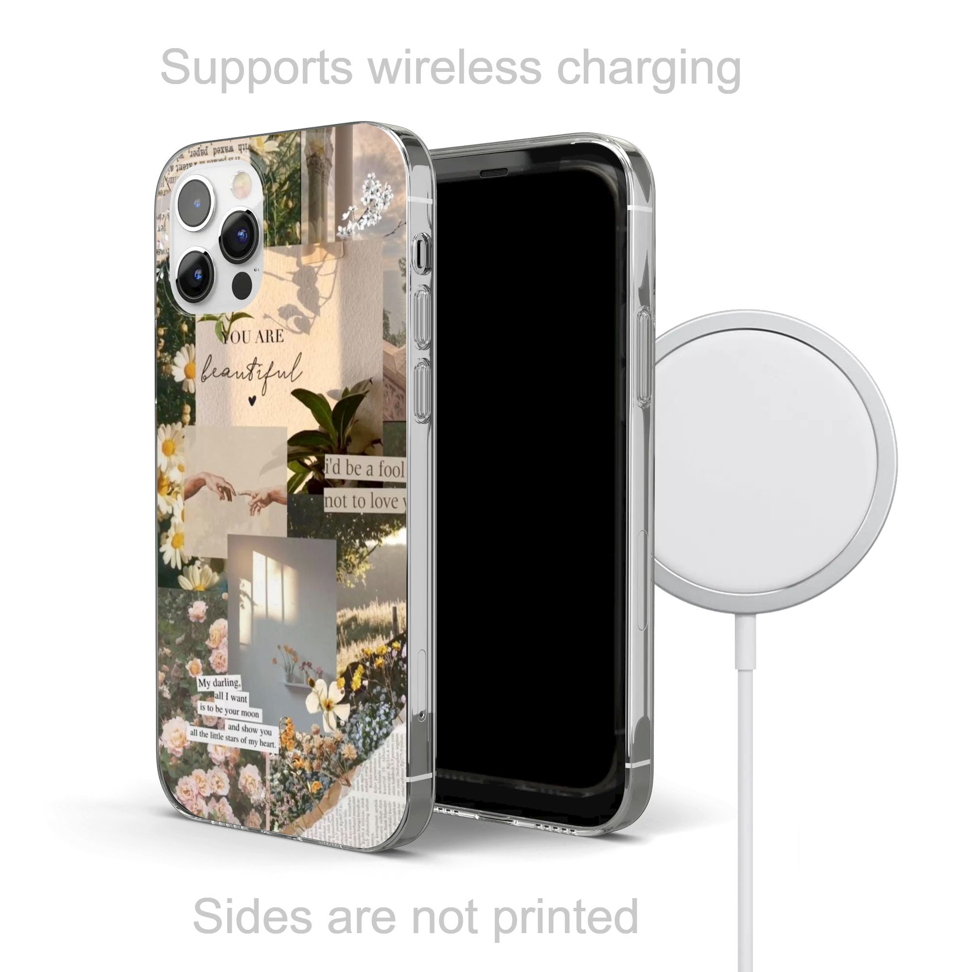 Mood Board Phone Case Beautiful Collage for iPhone 15 Pro Max, 14 Plus ...