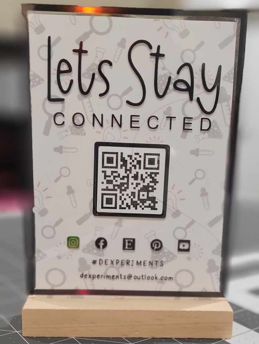 Custom QR Code Sticker Labels, Kiss Cut Stickers, Different Sizes ...