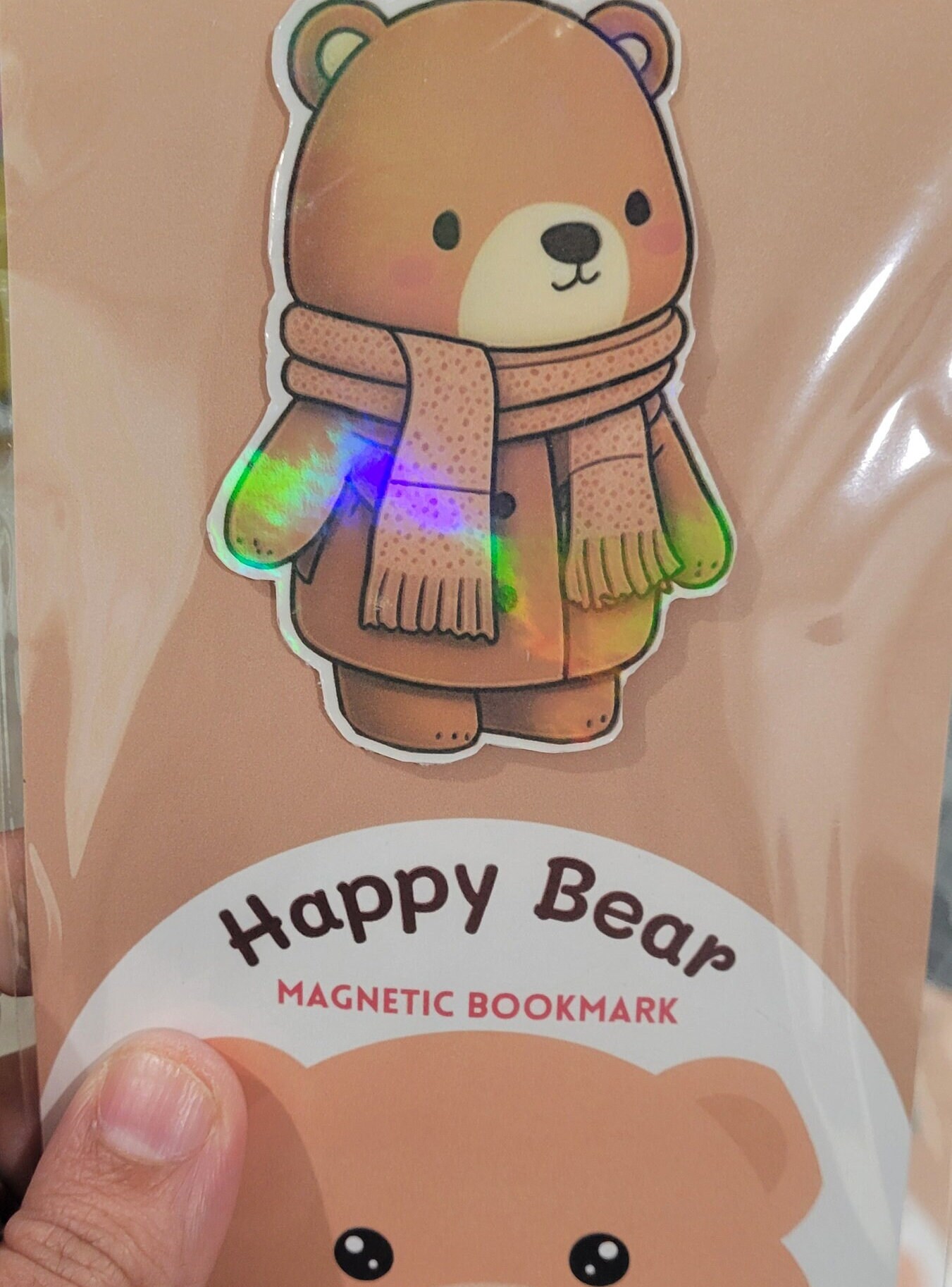 Holographic Magnetic Cute Teddy Bear Bookmarks - Etsy