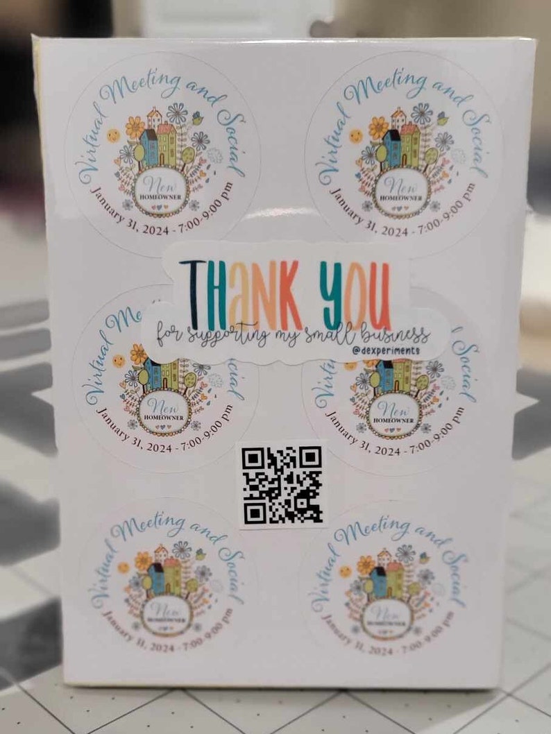 Custom Labels on Sheet Matte Paper - Custom Sticker, Personalized ...