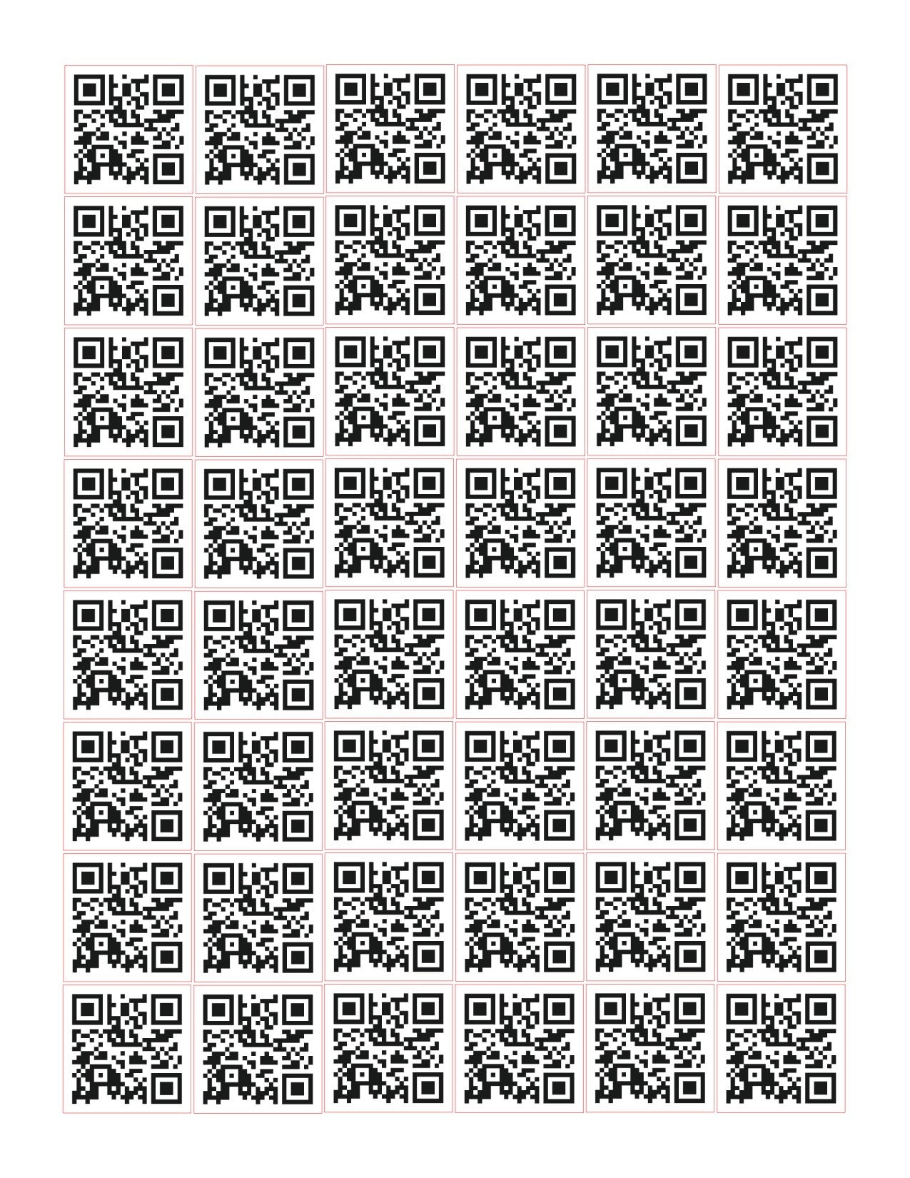 Custom QR Code Sticker Labels, Kiss Cut Stickers, Different Sizes ...