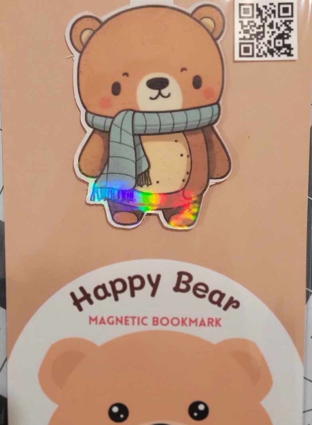 Holographic Magnetic Cute Teddy Bear Bookmarks - Etsy