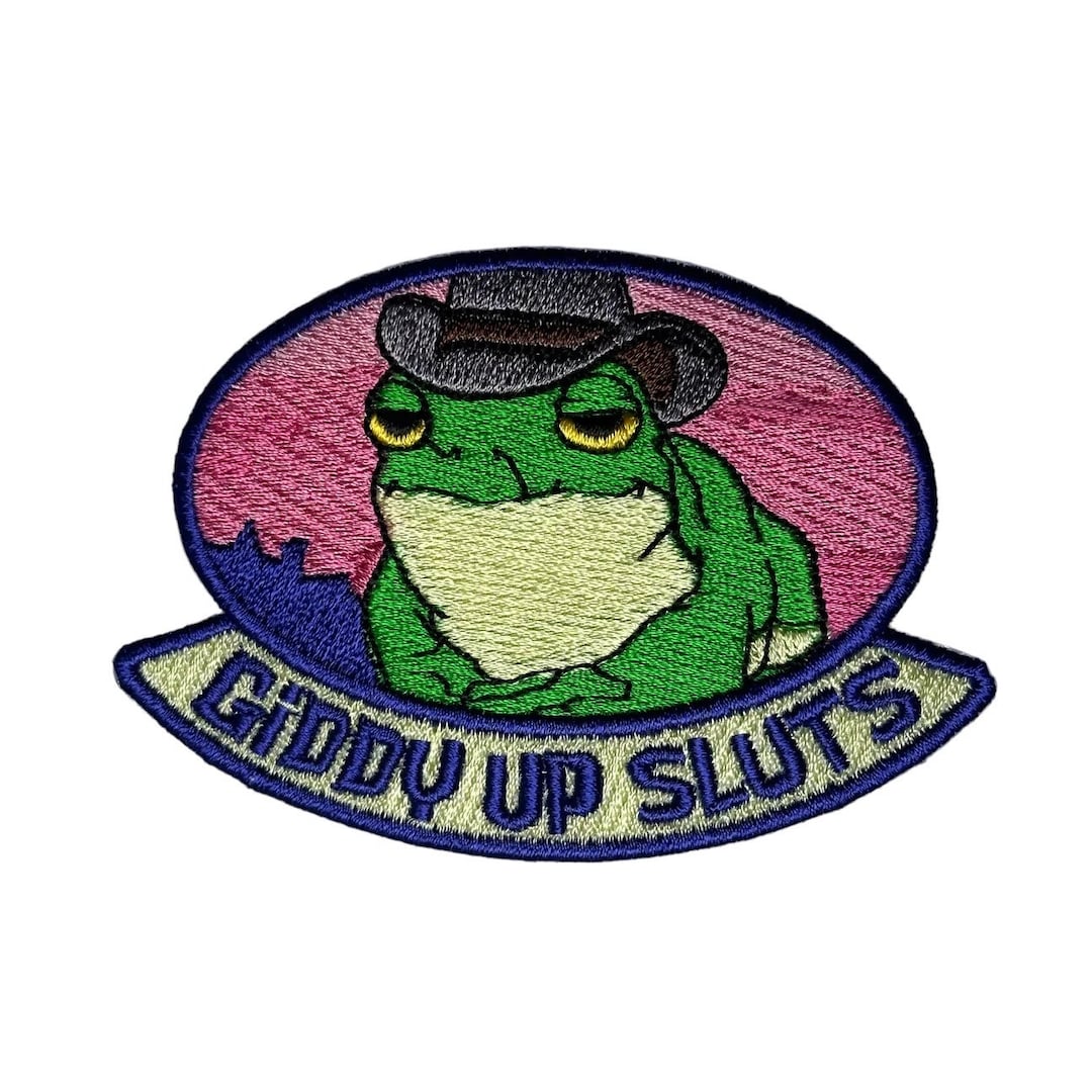 Giddy up Sluts Funny Patch iron On - Etsy