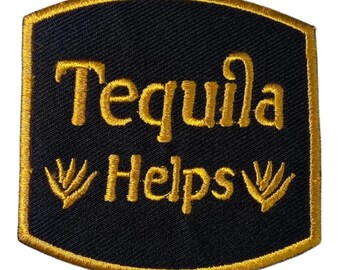 Emotional Support Tequila Woven Patch - Etsy