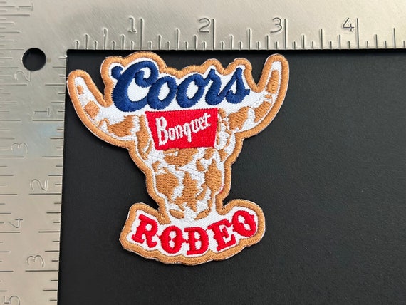 Coors banquet rodeo patch (iron on) - Gem
