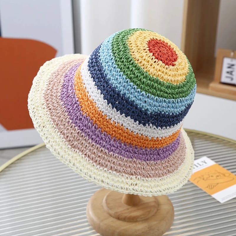 Rainbow Party Hat - Etsy