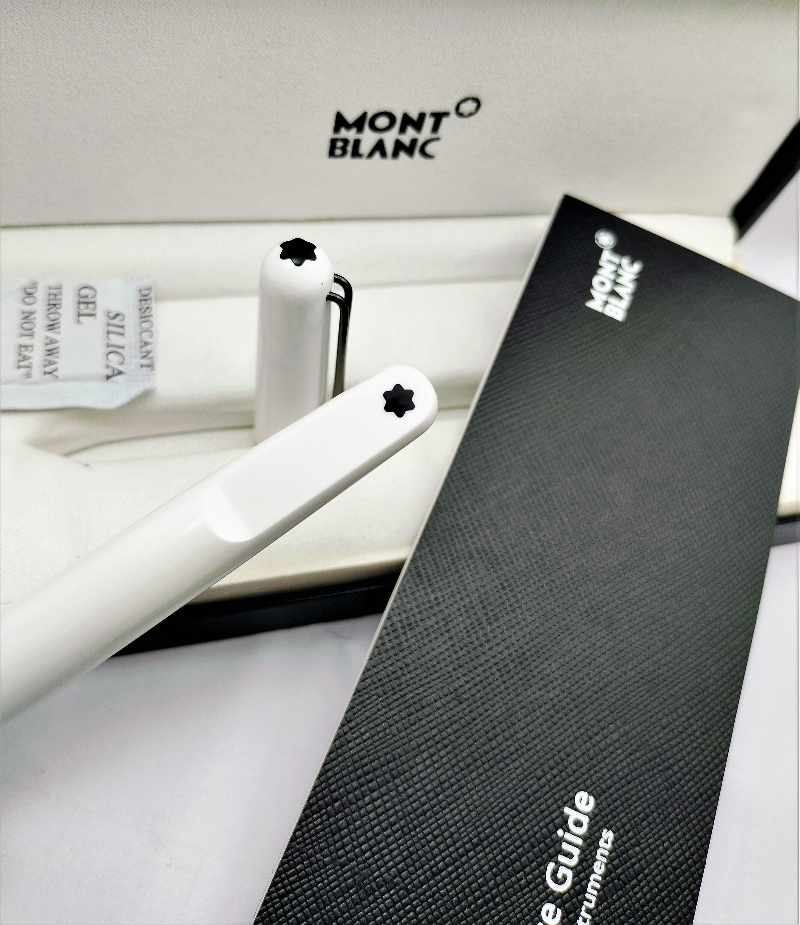 Montblanc M Ballpoint Black Ink Stainless Steel Roller Ball Pen - Etsy