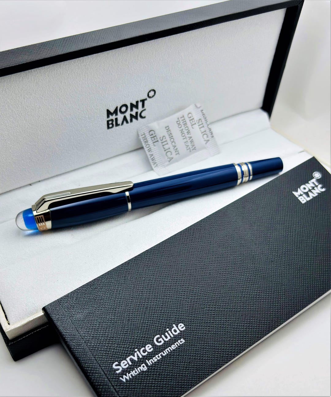 Montblanc Starwalker Precious Resin Fineliner Blue Ink Ball Pen - Etsy