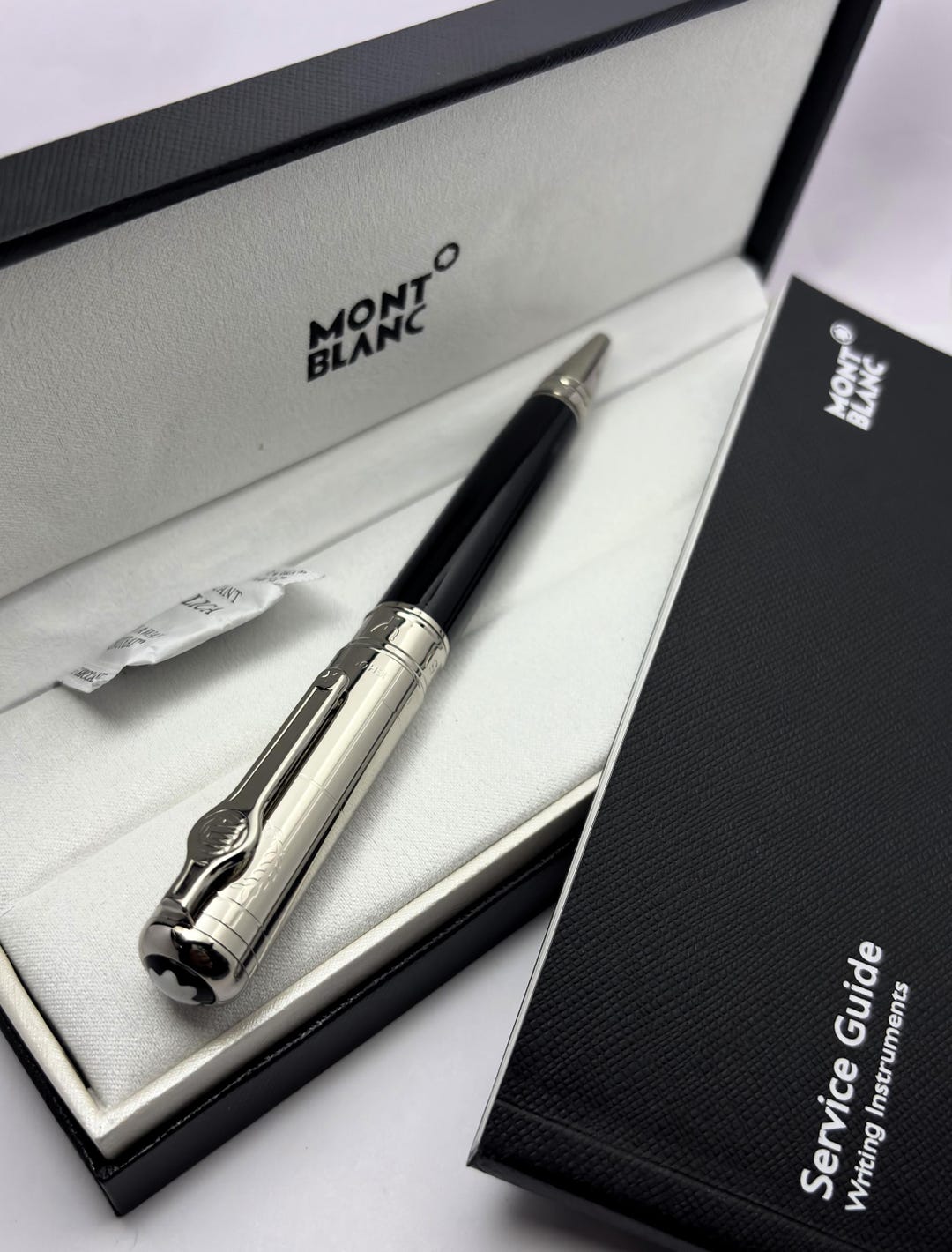 Montblanc Star Walker Blue Ink Stainless Steel Roller Ball Pen - Etsy