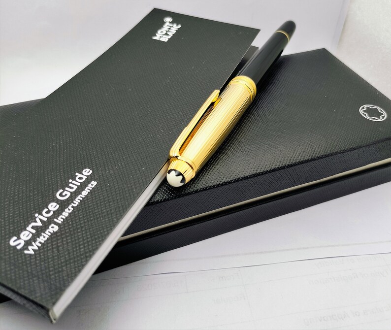 Montblanc Star Walker Black Ink Stainless Steel Roller Ball Pen - Etsy