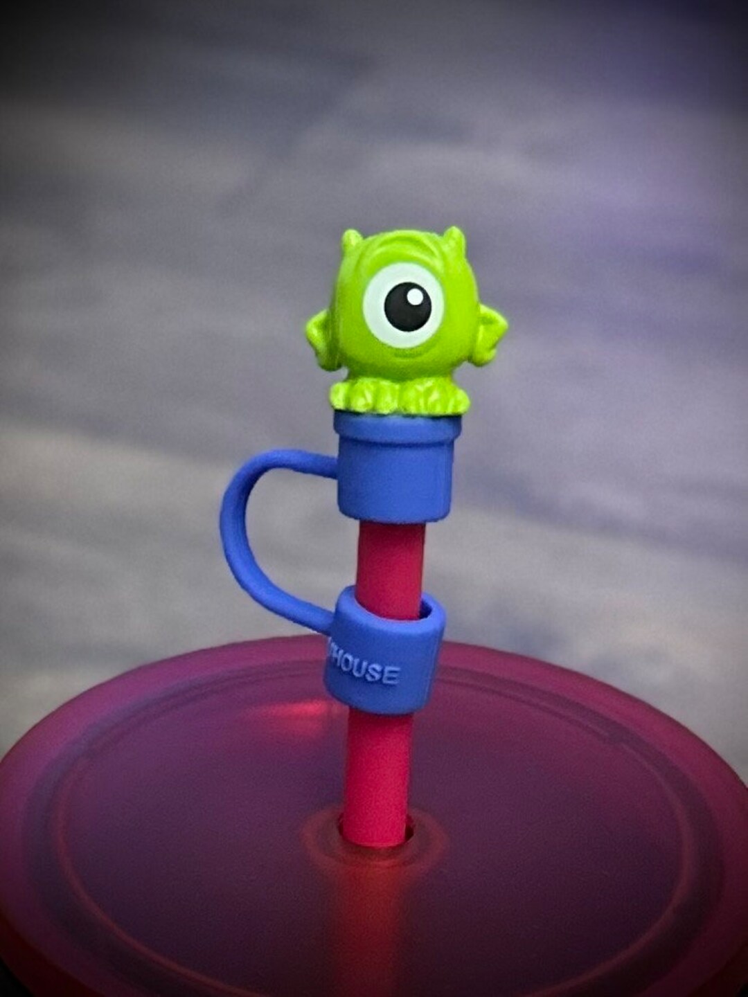 Disney Straw Topper Featuring Mike Wazaowski Fits 10mm Straws and ...