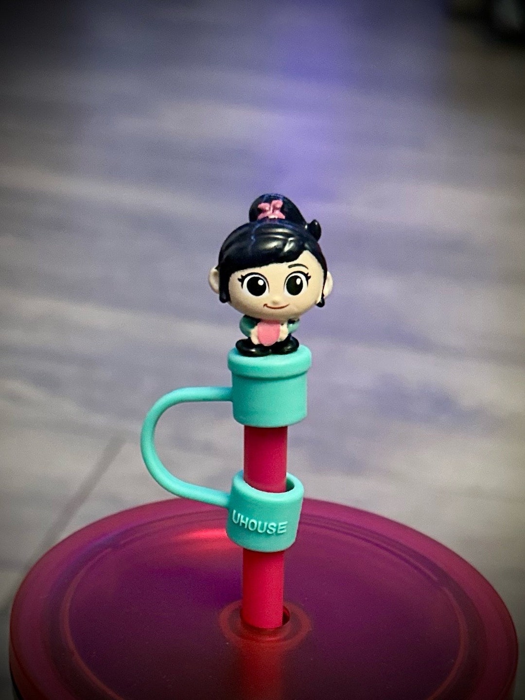 Disney Straw Topper Featuring Vanellope Fits 10mm Straws and Stanley ...
