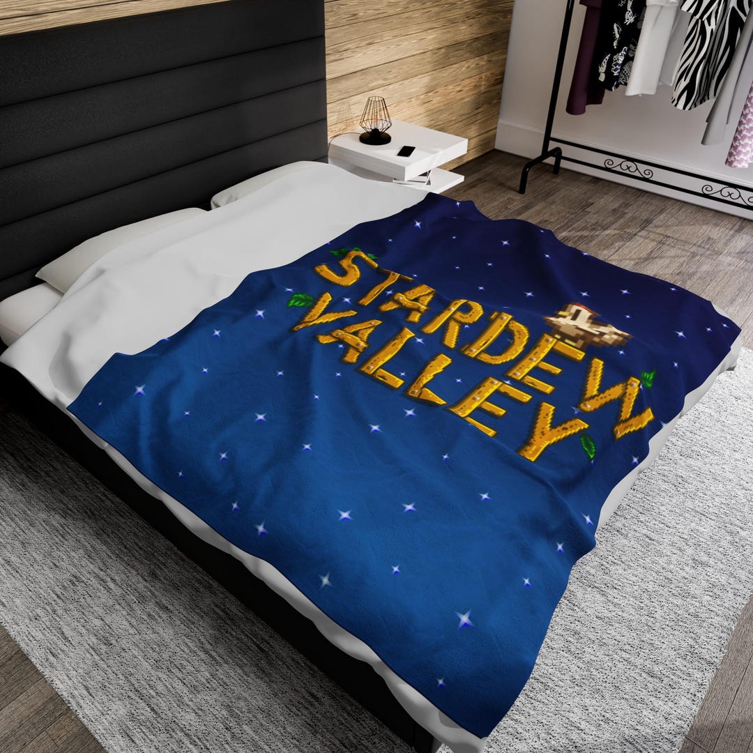 Stardew Valley Blanket, Stardew Valley Merch, Stardew Valley Gift, Stardew Valley Gifts - Etsy