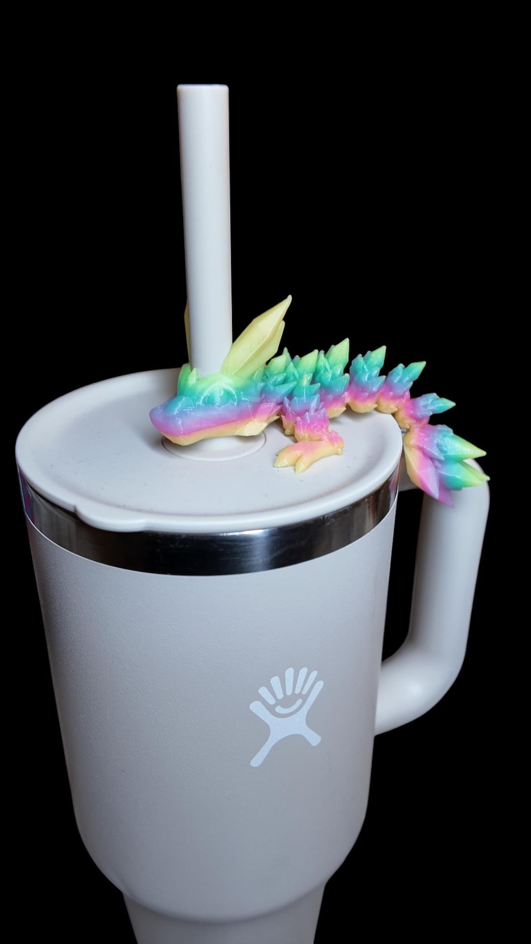 Crystal Dragon | Straw Topper Stanley Tumbler Staw Topper 3d Print - Etsy