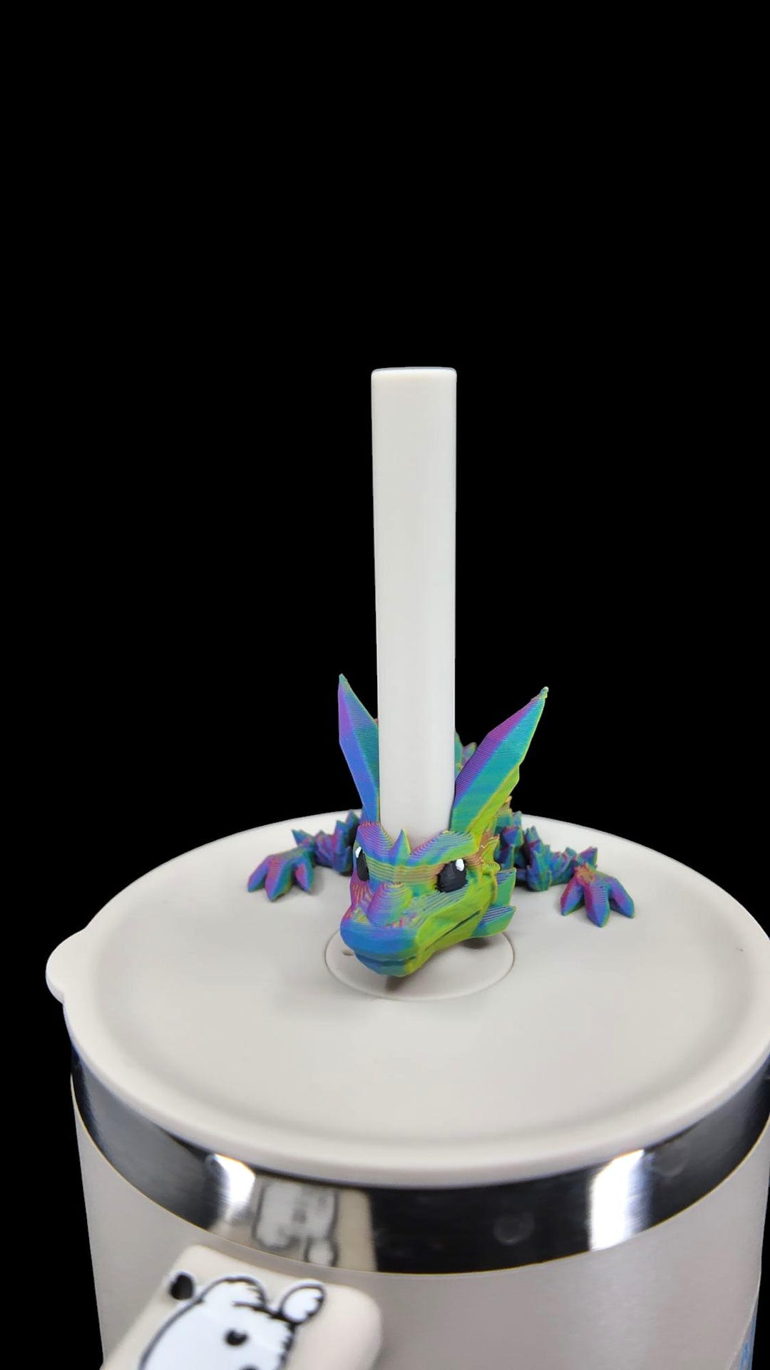 Crystal Dragon | Straw Topper Dragon Stanley Tumbler Straw Topper ...