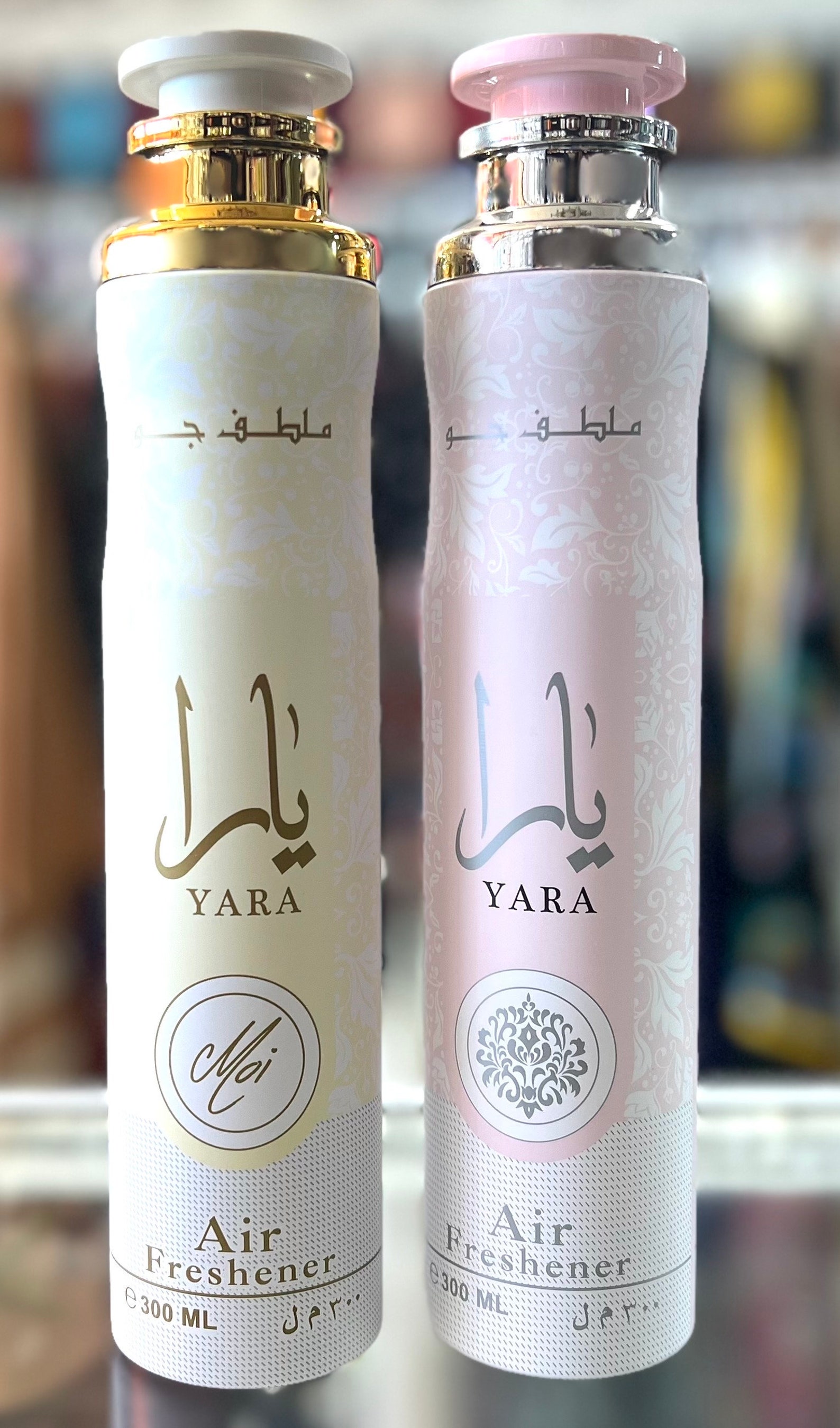 2 PACK Original Yara Pink and Yara Moi White Arabian Air Freshsener ...