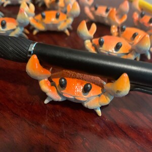 Handpainted Handmade 3D Cute Crab Pen Holder - Etsy