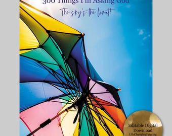300 Things I'm Asking God - Digital Download Editable PDF - Etsy