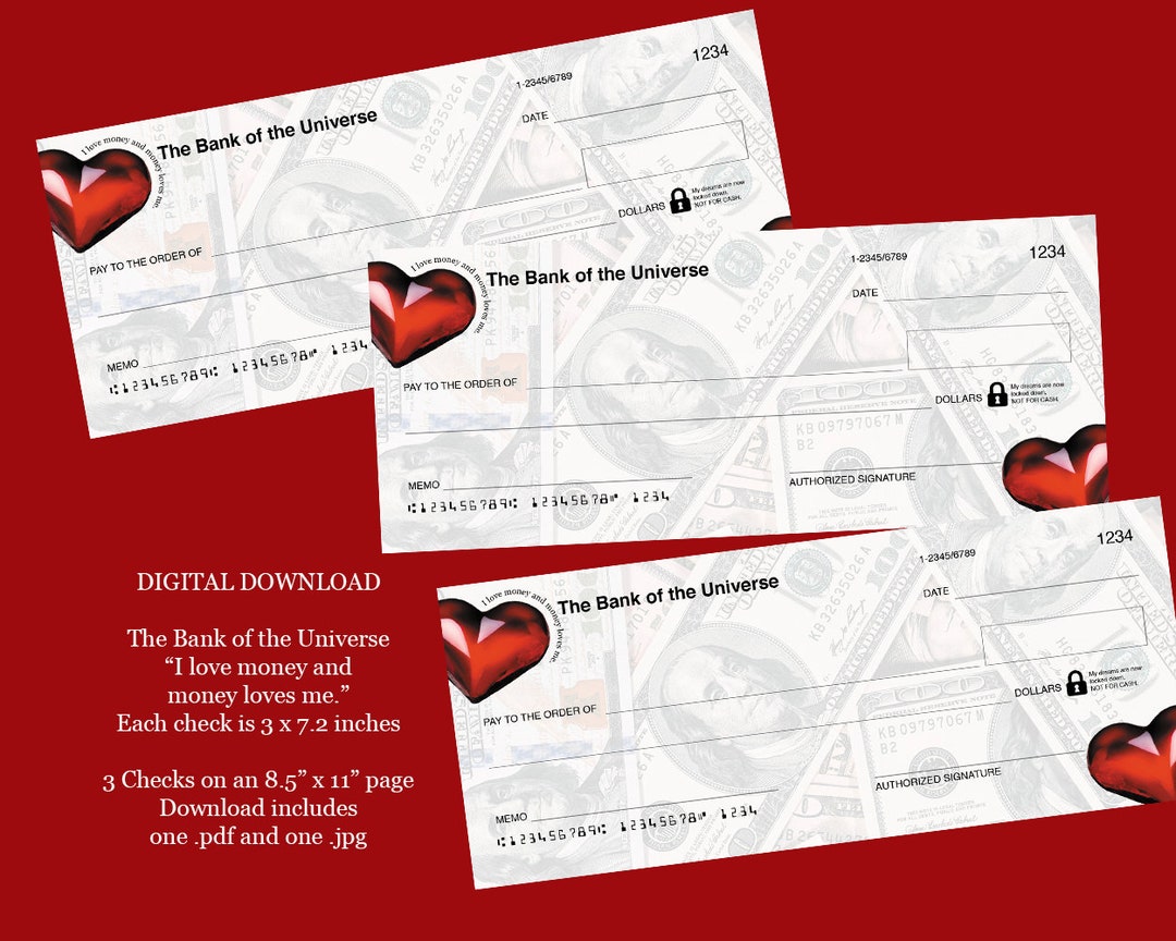 Manifesting Abundance Checks to Attract Wealth and Financial Abundance ...