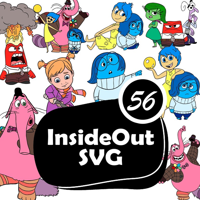Inside Out SVG Inside Out Clipart PNG Inside Out Clipart Anger Joy ...