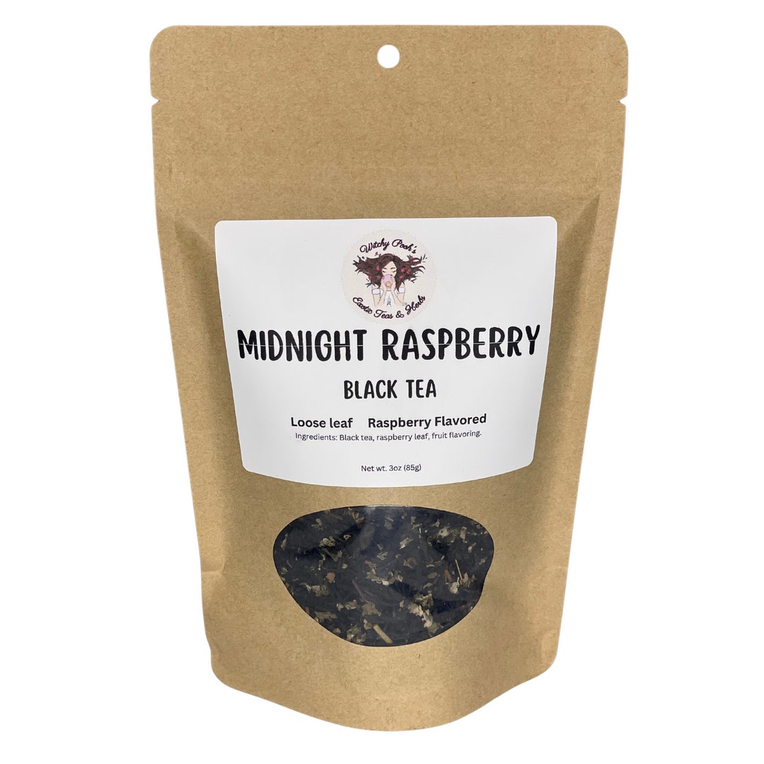 Midnight Raspberry Loose Leaf Raspberry Flavored Black Tea - Etsy