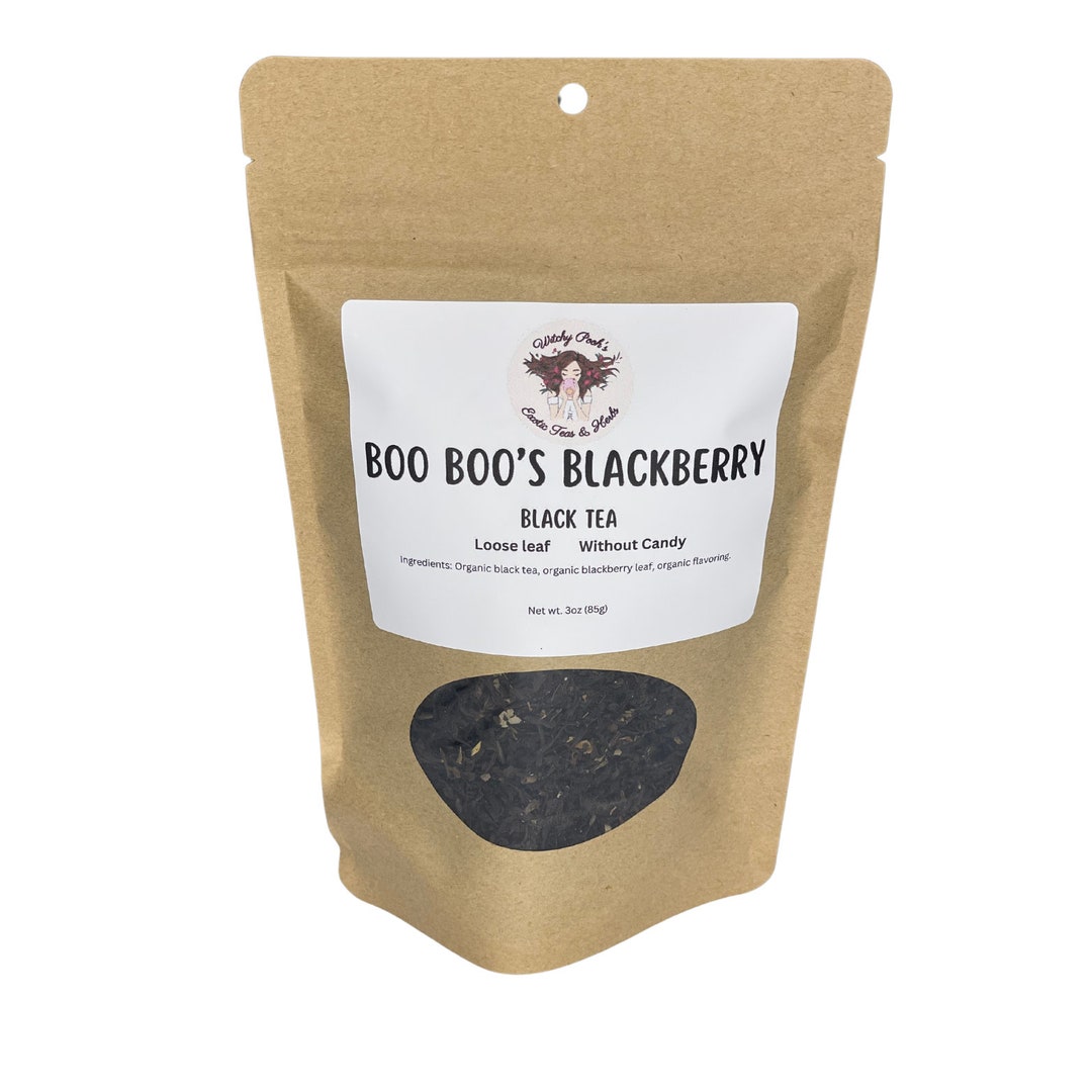 Boo Boo's Blackberry Flavored Loose Leaf Black Tea - Etsy