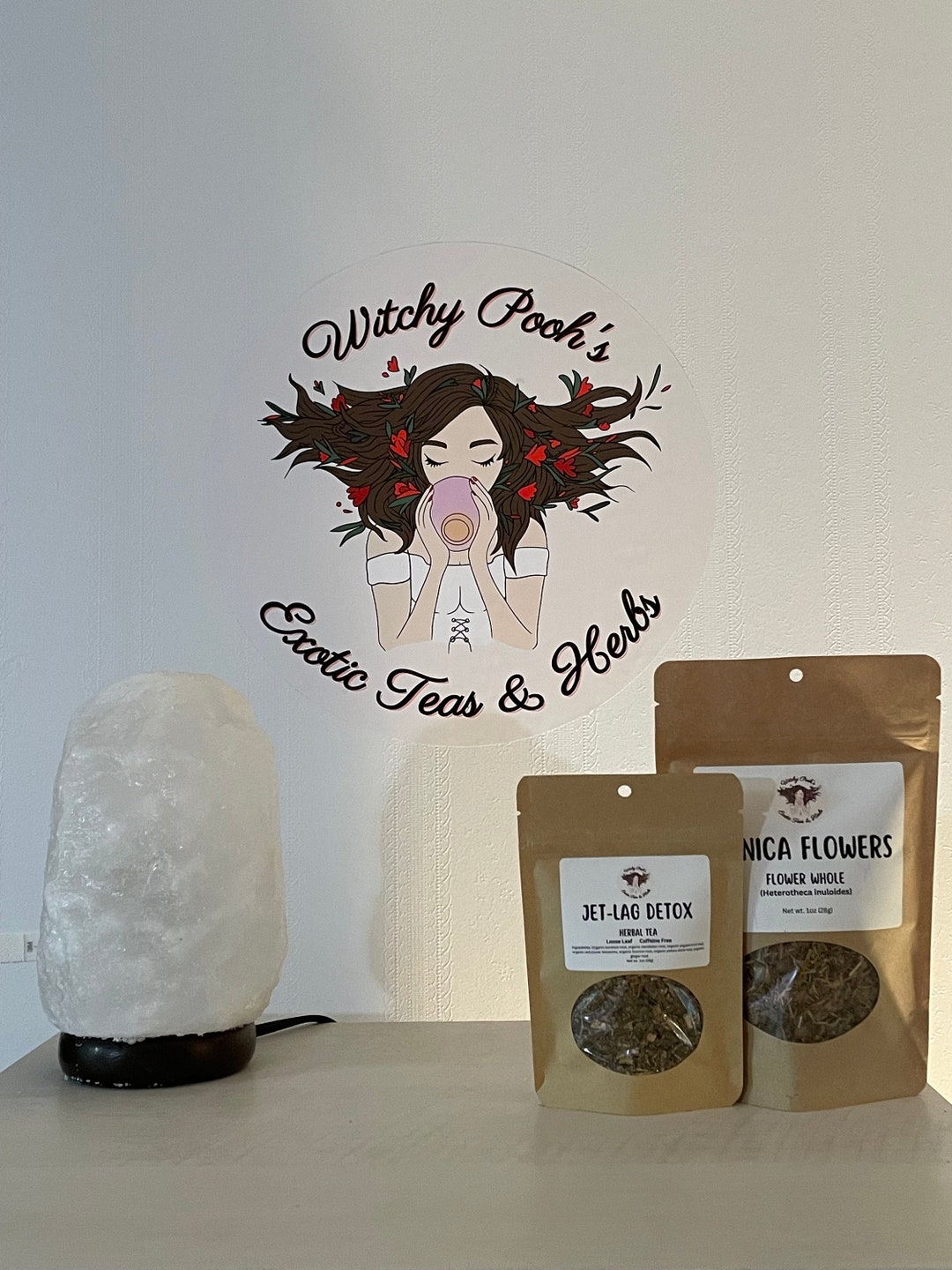 Witchy Pooh's Exotic Teas & Herbs Wall Decals - Etsy