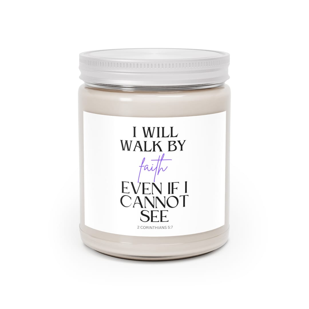 Christian Bible Verse Scented Candle Soy Candle Christian Gift Gifts ...