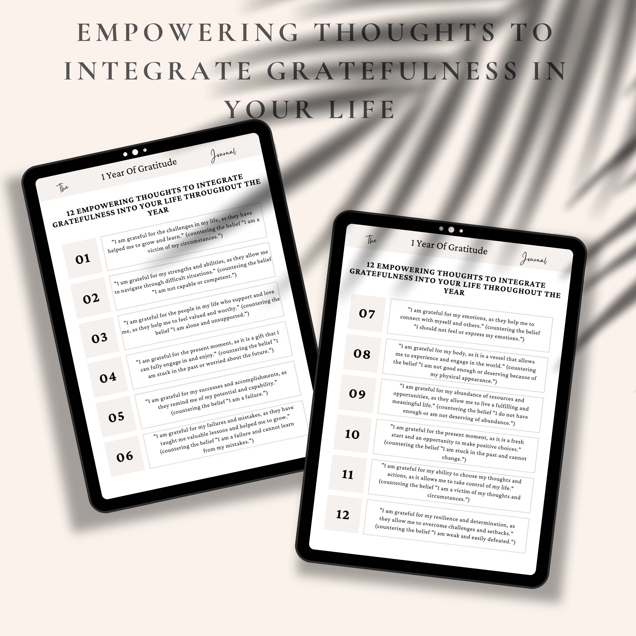 Digital Gratitude Journal, Digital Gratitude Journal for Good Notes ...