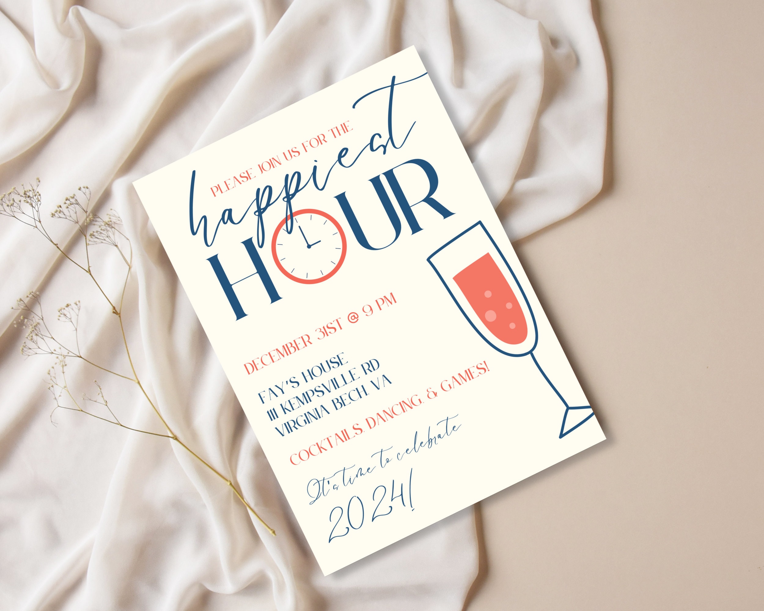 Virtual happy hour invite store