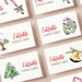 Editable Christmas Buffet Labels, Printable Food Card Template, Holiday ...