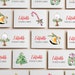 Editable Christmas Food Card Set, Printable Food Label Templates ...