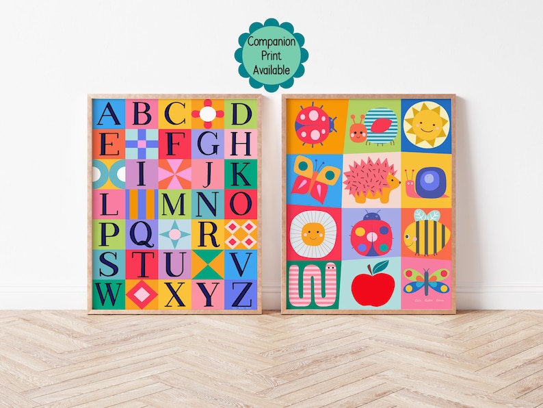Garden Critters Bugs and Friends — Nursery Wall Art Printable ...