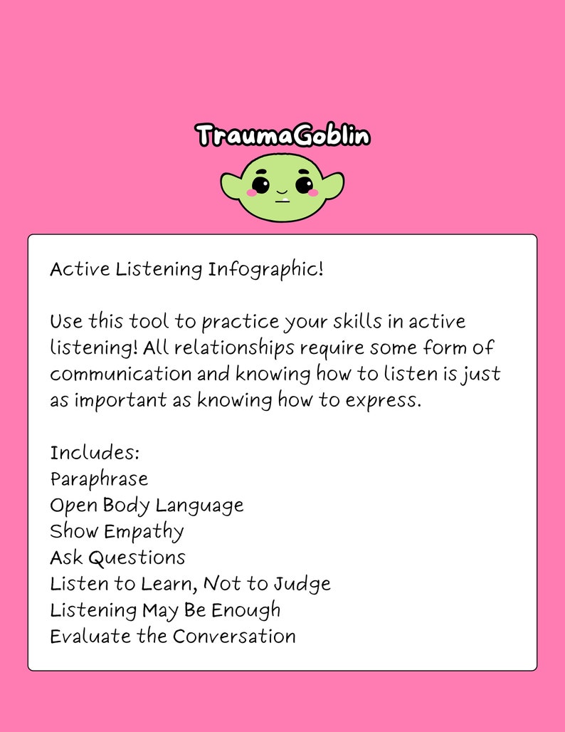 Active Listening | Communication | Repair | Conflict Resolution ...