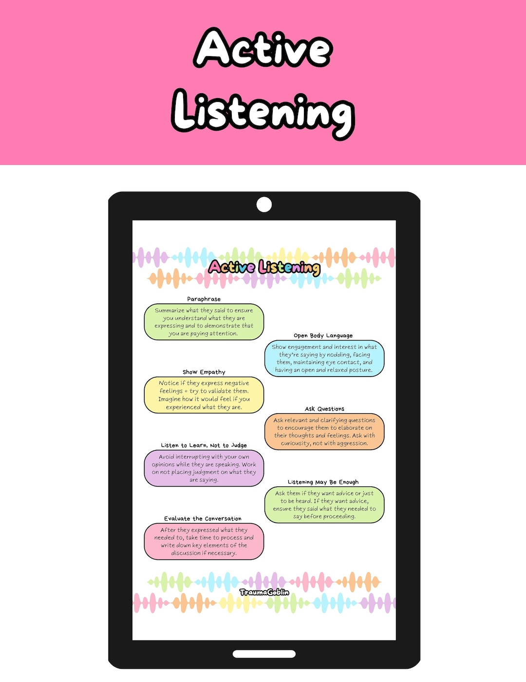 Active Listening | Communication | Repair | Conflict Resolution ...