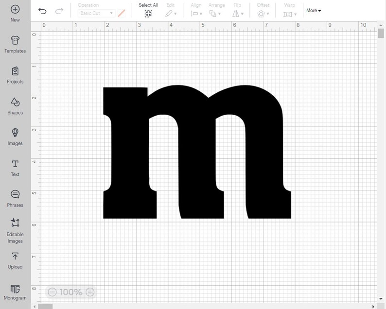 Letter M Svg, Black Lettering Png, Digital Sticker, Cricut Cut File ...