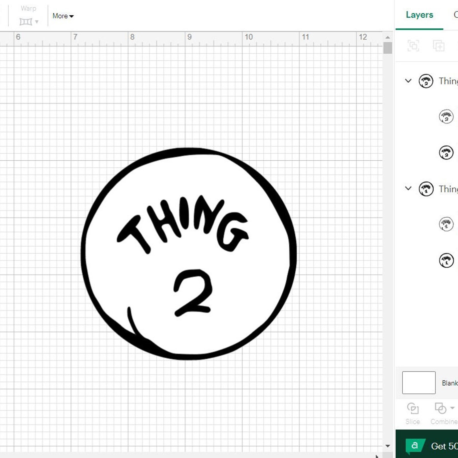 Thing 1 Svg, Thing 2, Dr Seuss Design, Digital Download, Cricut Files ...