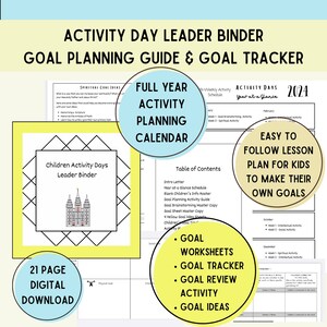 LDS Primary Activity Days Guide, LDS Primary Theme 2024, Children and ...