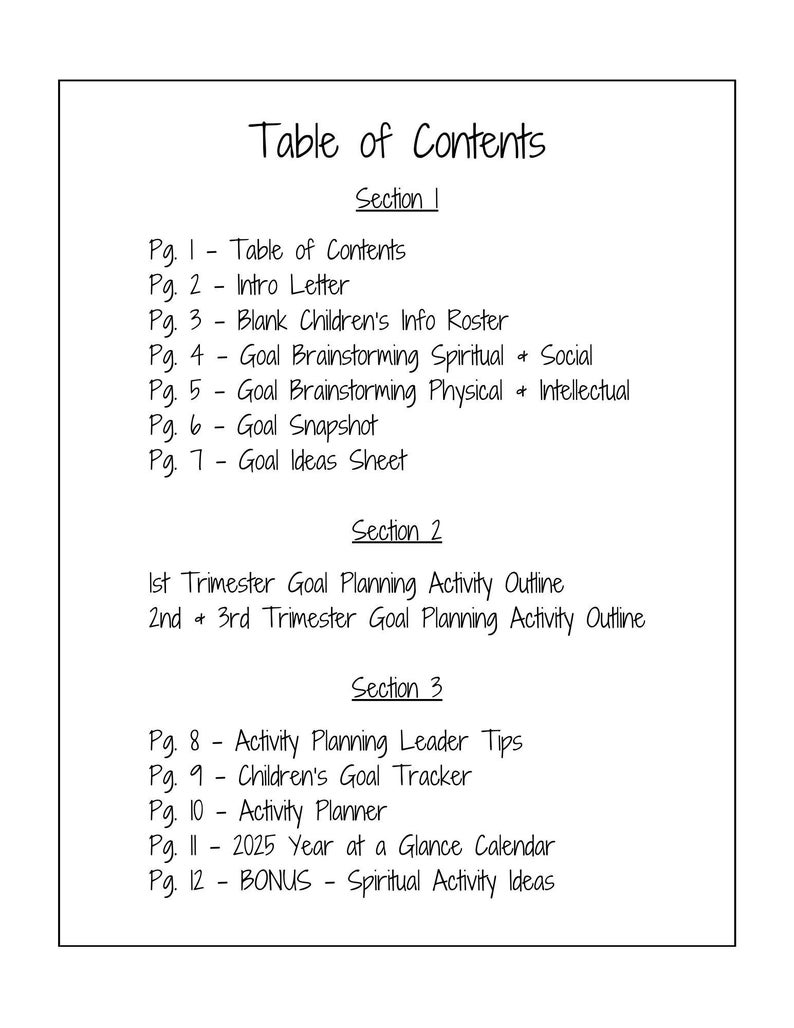 LDS Primary Activity Days Guide, LDS Primary Theme 2025, Children and ...