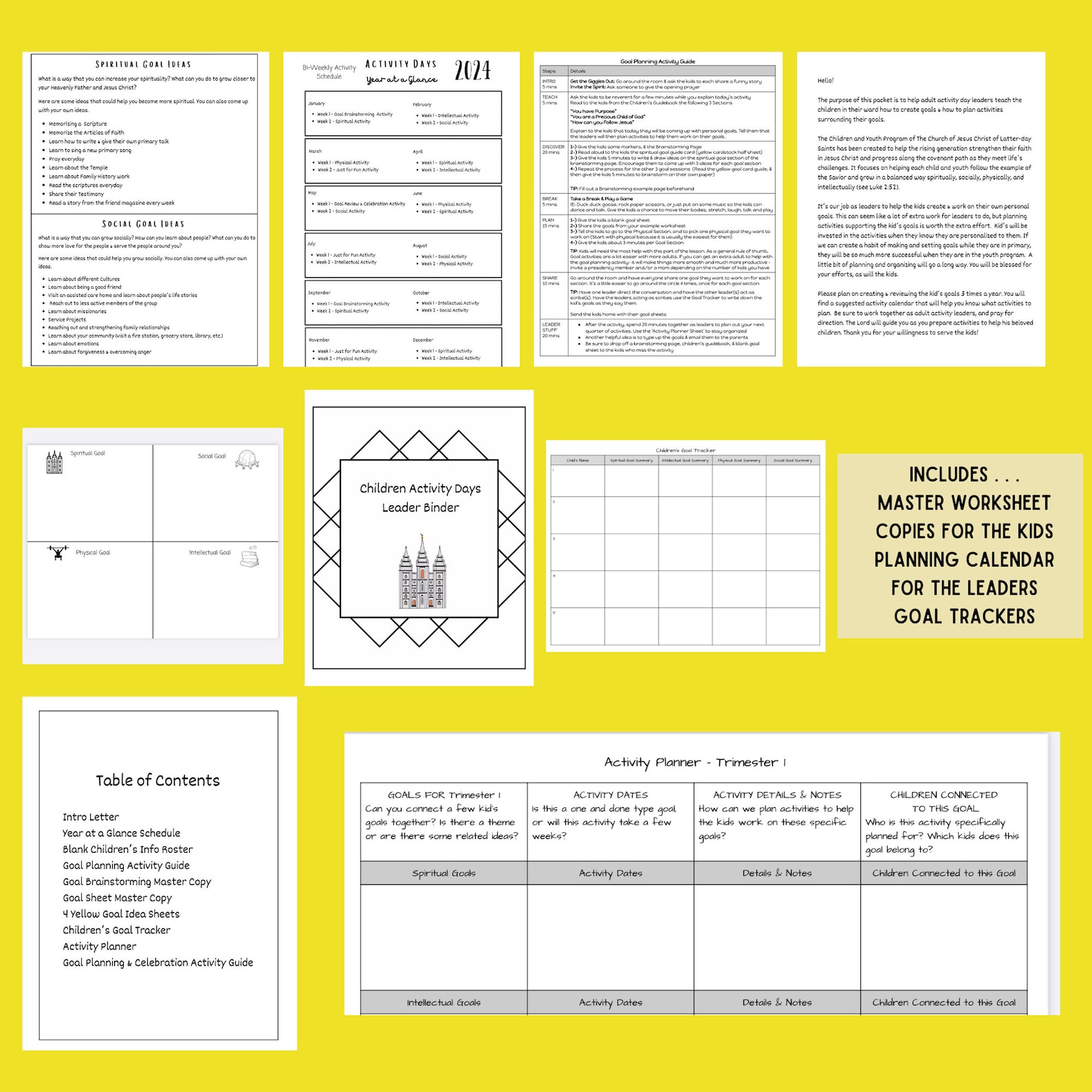 LDS Primary Activity Days Guide, LDS Primary Theme 2025, Children and ...