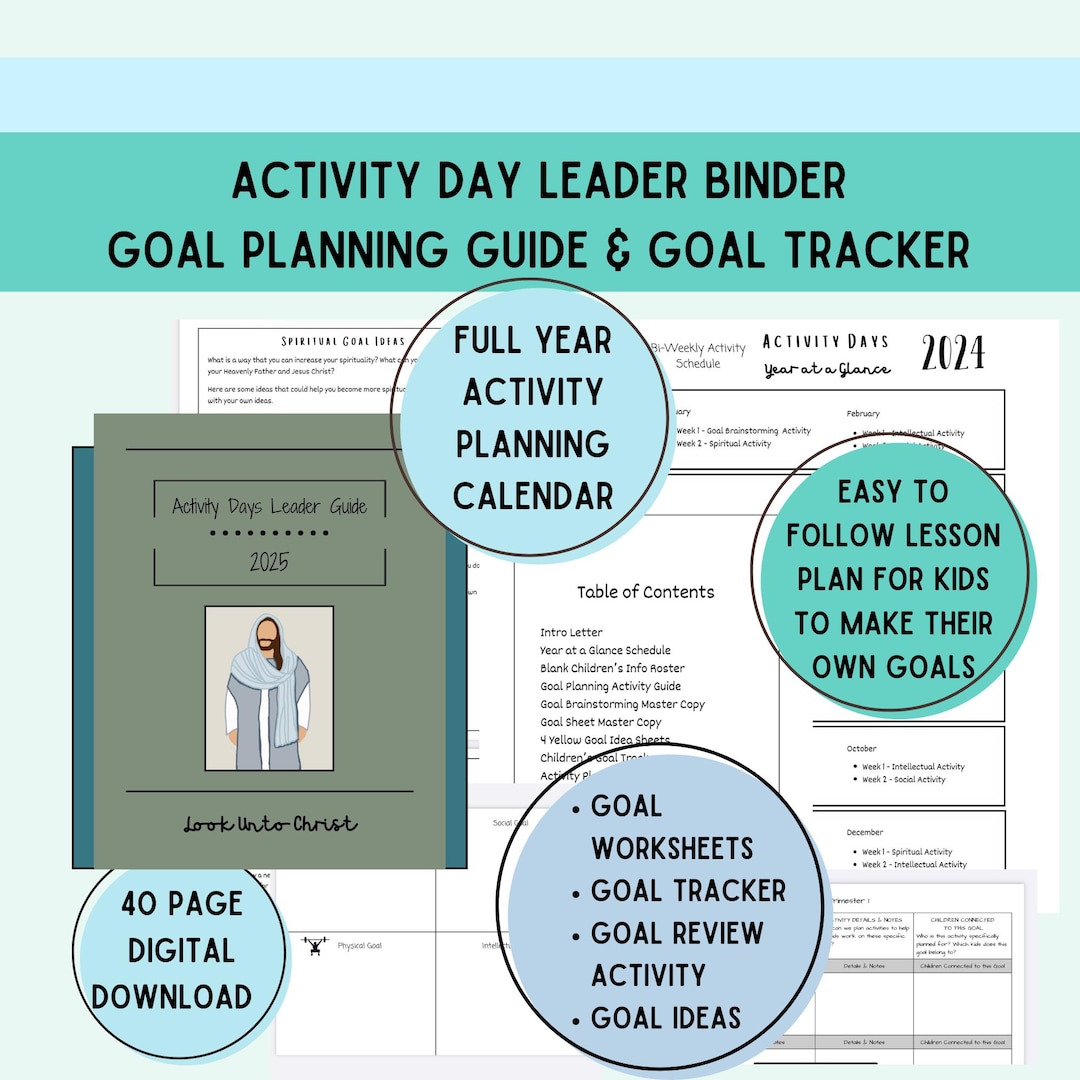 LDS Primary Activity Days Guide, LDS Primary Theme 2025, Children and ...
