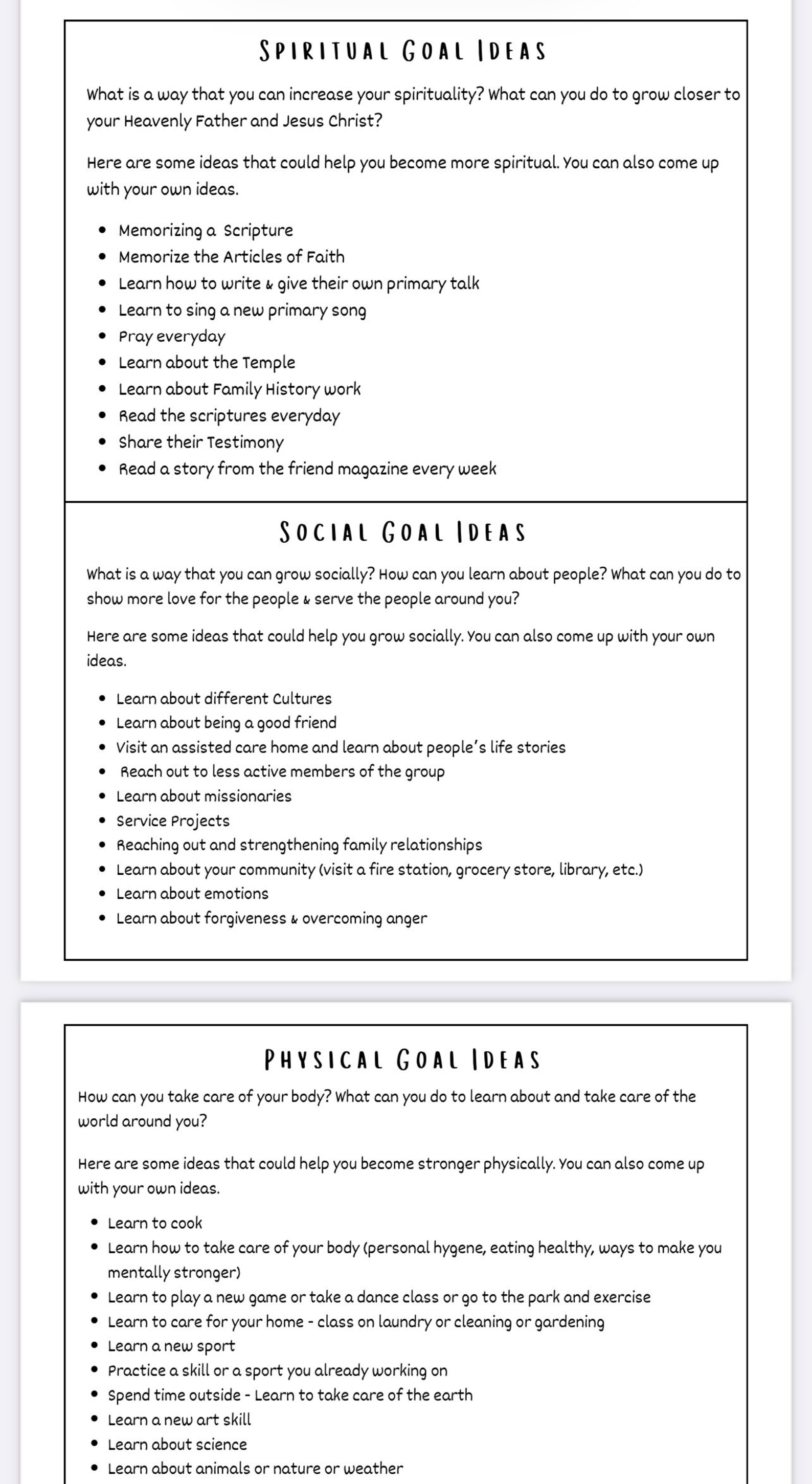 LDS Primary Activity Days Guide, LDS Primary Theme 2025, Children and ...