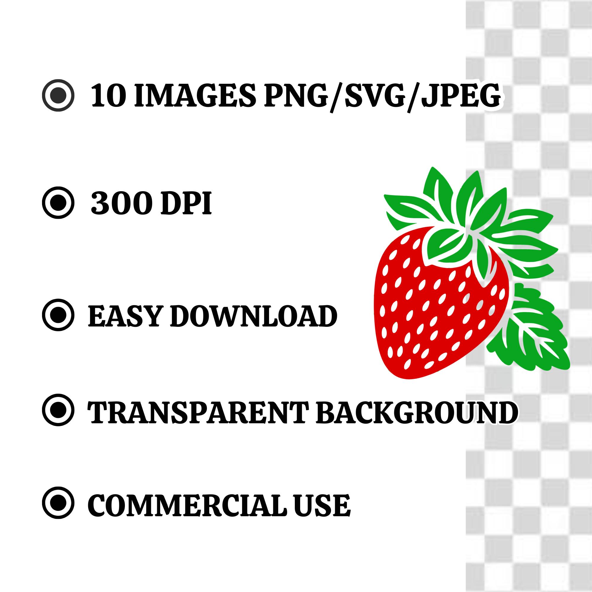 Strawberry Svg File, Fruit Svg, Strawberry Clipart, Strawberry Fruit ...