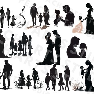 Family Svg Bundle Clipart - 50 Designs. Family Pride SVG Files for ...