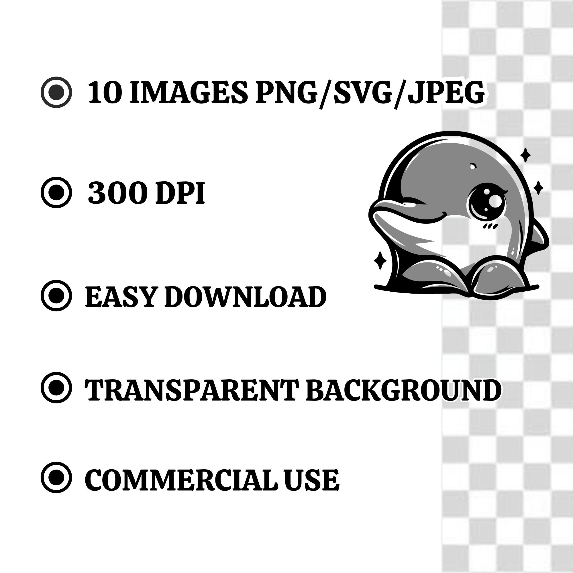 Cute Dolphins Svg Bundle 10 Designs. Cute Ocean Animals Svg, Dolphin ...